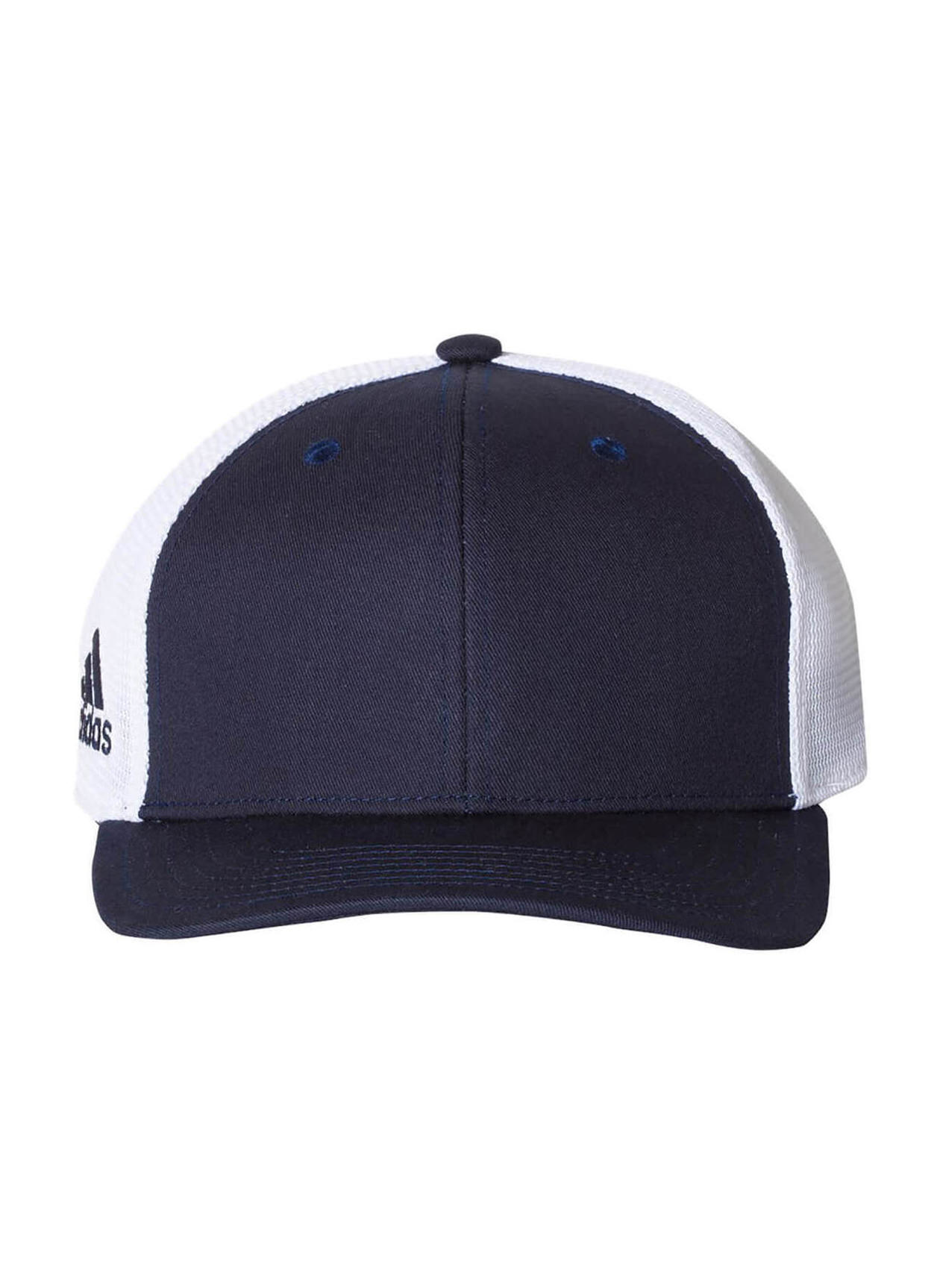 Adidas Mesh-Back Colorblocked Hat Navy / White | Adidas