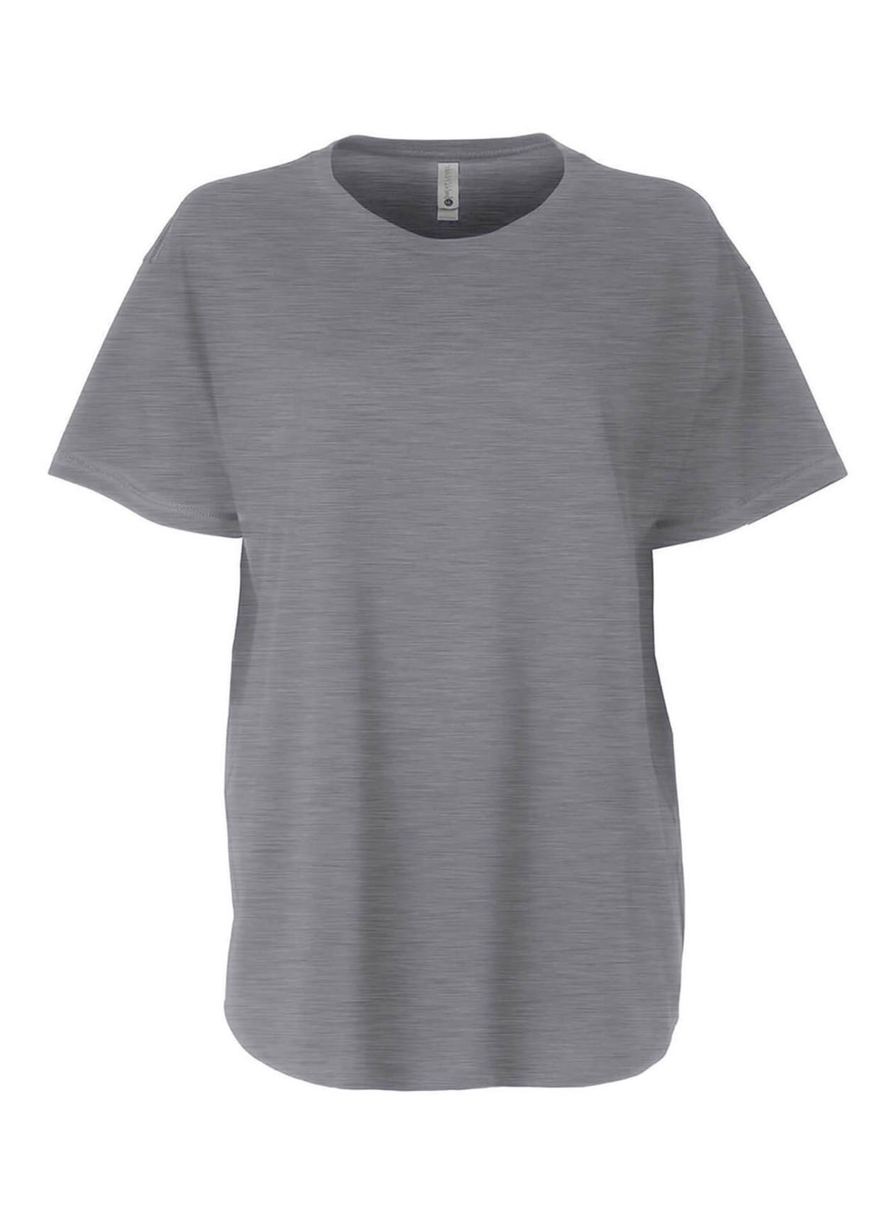 Next Level Heather Gray Ideal Flow T-Shirt Women's | Next Level